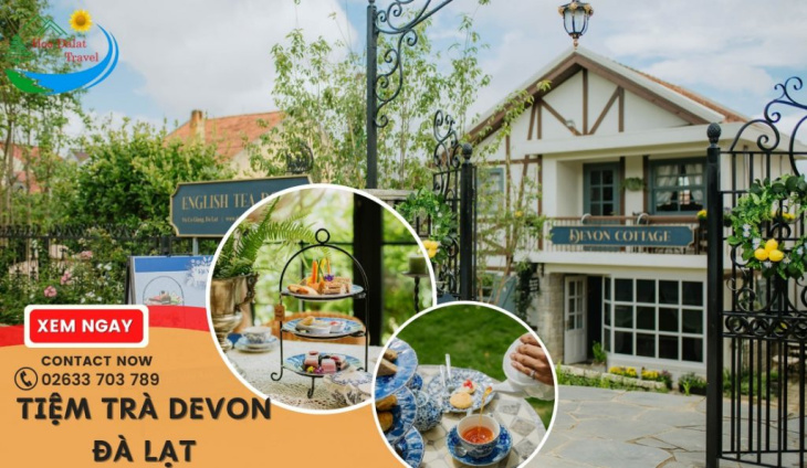 Unveiling the European charm of Devon Tea House in Da Lat