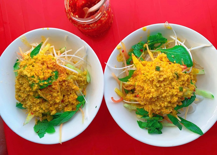 Indulge in the delightful specialty of Hà Tiên trumpet noodles ...