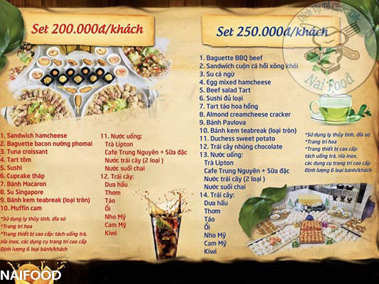 Top 3+ Exquisite and Elegant Tea Break Menu Selections for 2023 - Mytour