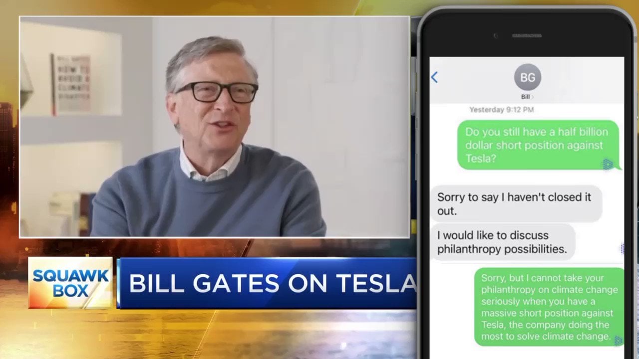 Tại sao Bill Gates bán khống cổ phiếu Tesla của Elon Musk?