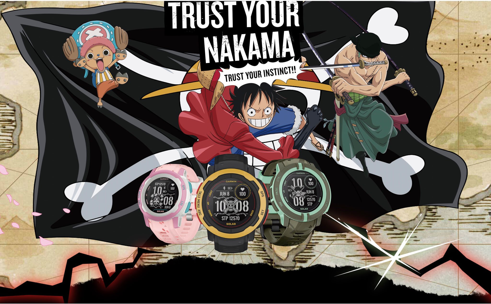Garmin giới thiệu đồng hồ thông minh mới, lấy cảm hứng từ ONE PIECE ...