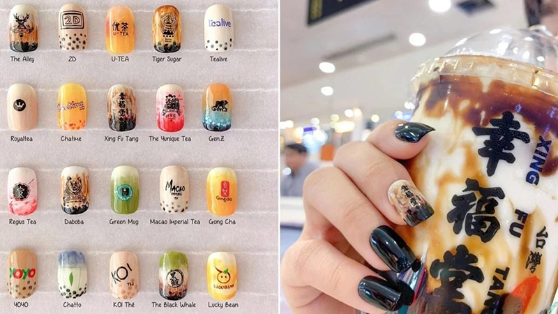Captivating Bubble Tea Nail Designs - Mytour