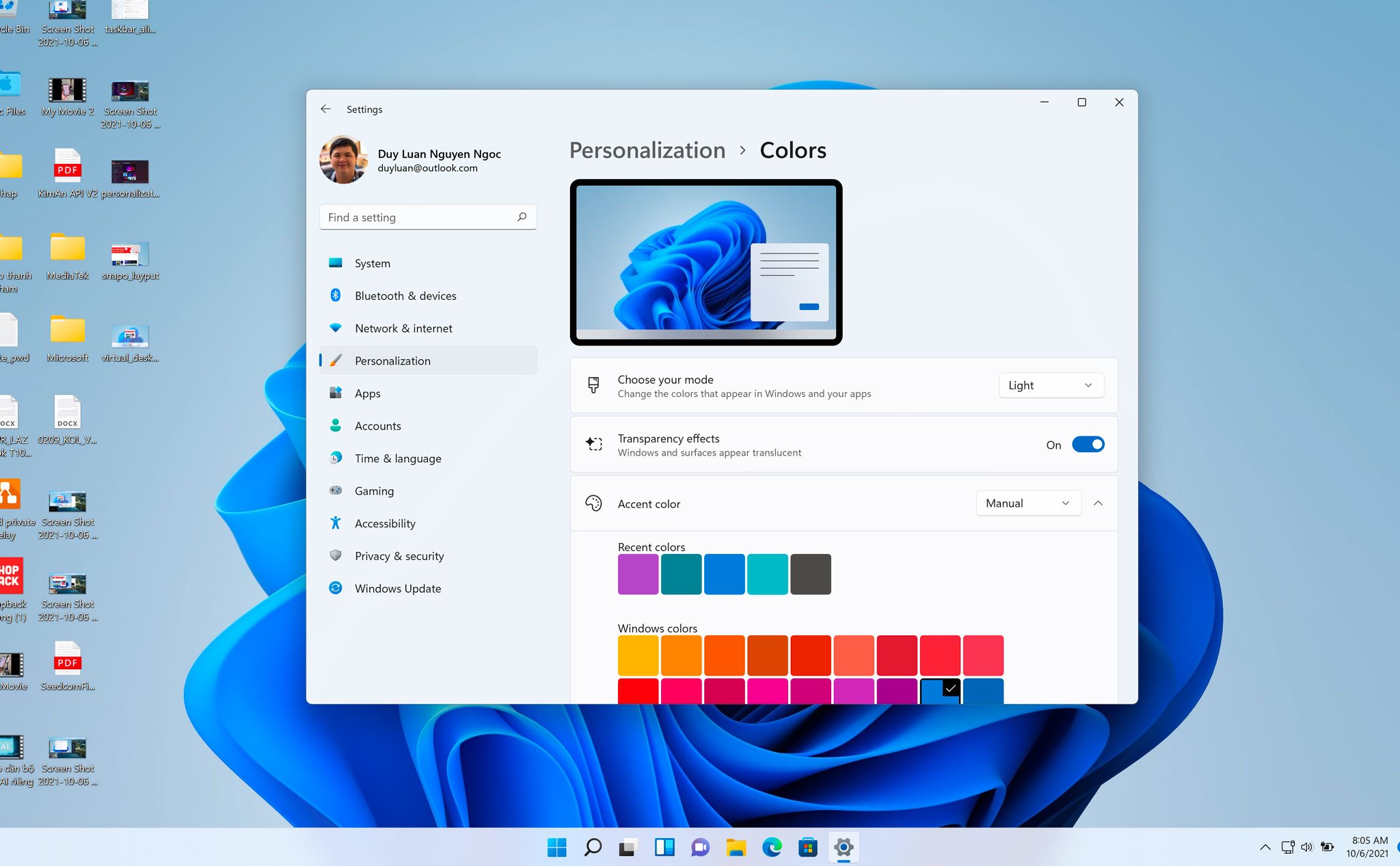 Mẹo nhỏ với Windows 11