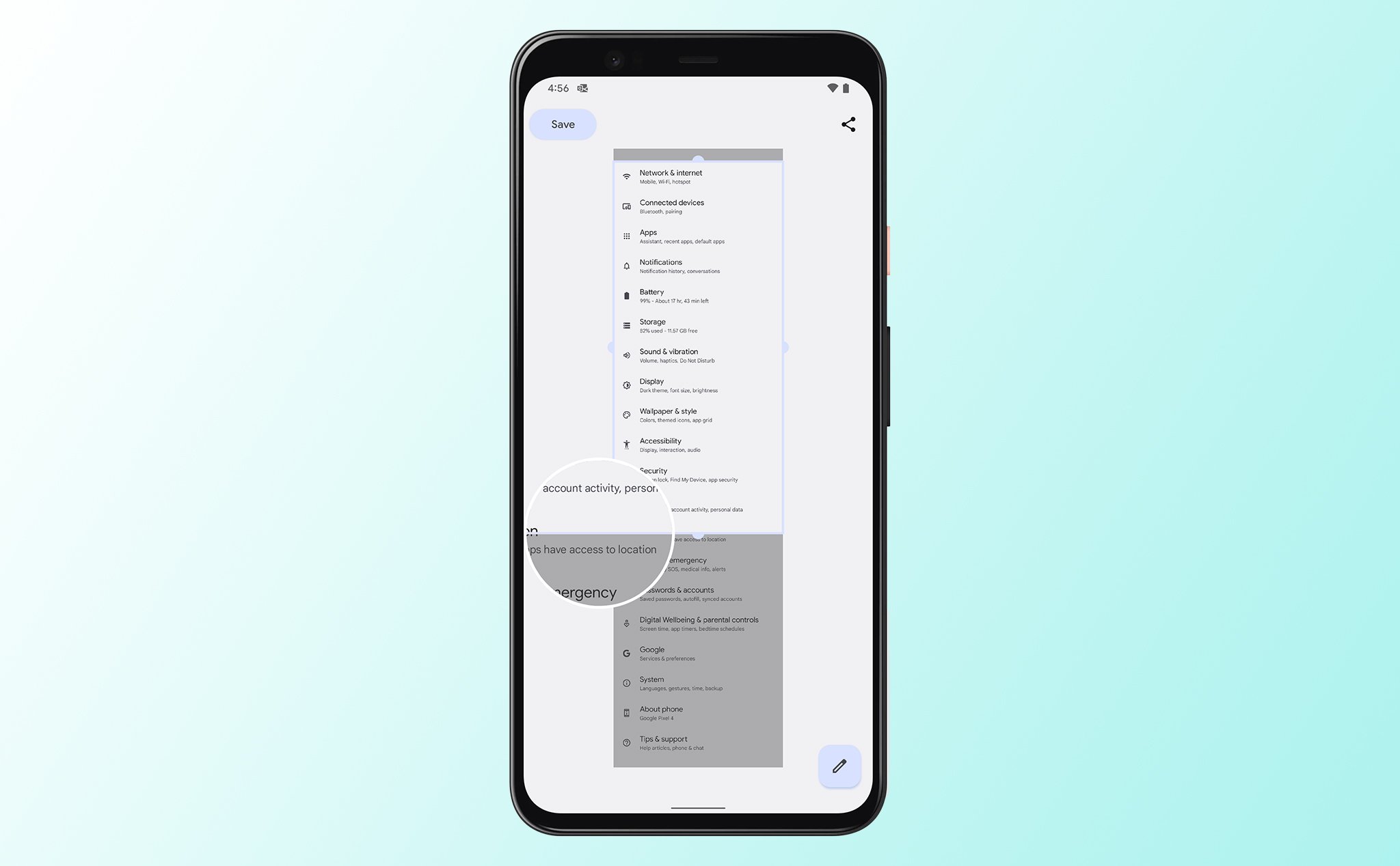 Trên Phiên Bản Beta 3 Của Android 12 Tính Năng Chụp Màn Hình Cuộn Cuối Cùng đã Xuất Hiện Nhưng