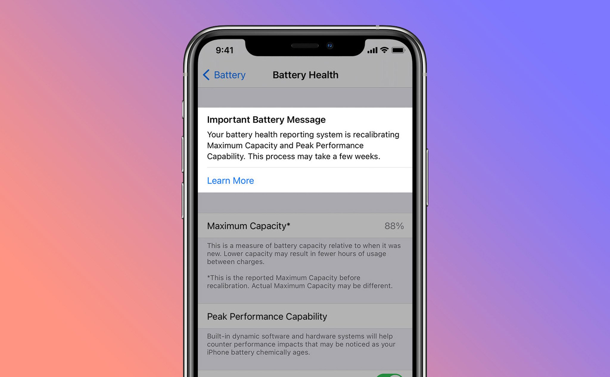 Giới thiệu tính năng hiệu chỉnh pin trên iOS 14.5 beta 6
