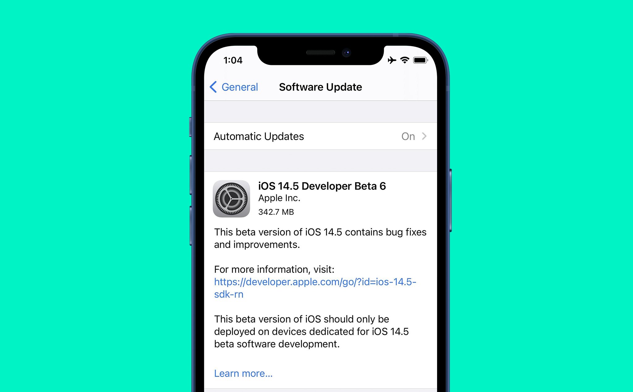 Apple ra mắt iOS 14.5 Beta 6, có thông tin mới về pin, hãy cập nhật ngay!