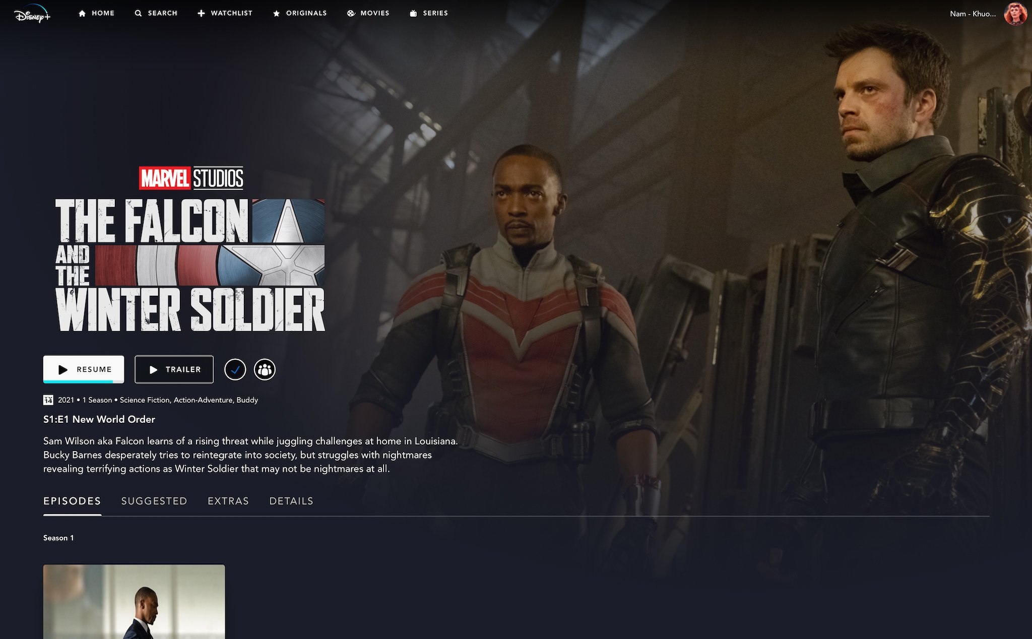Các bạn đã xem The Falcon and the Winter Soldier chưa? Ý kiến của mọi ...
