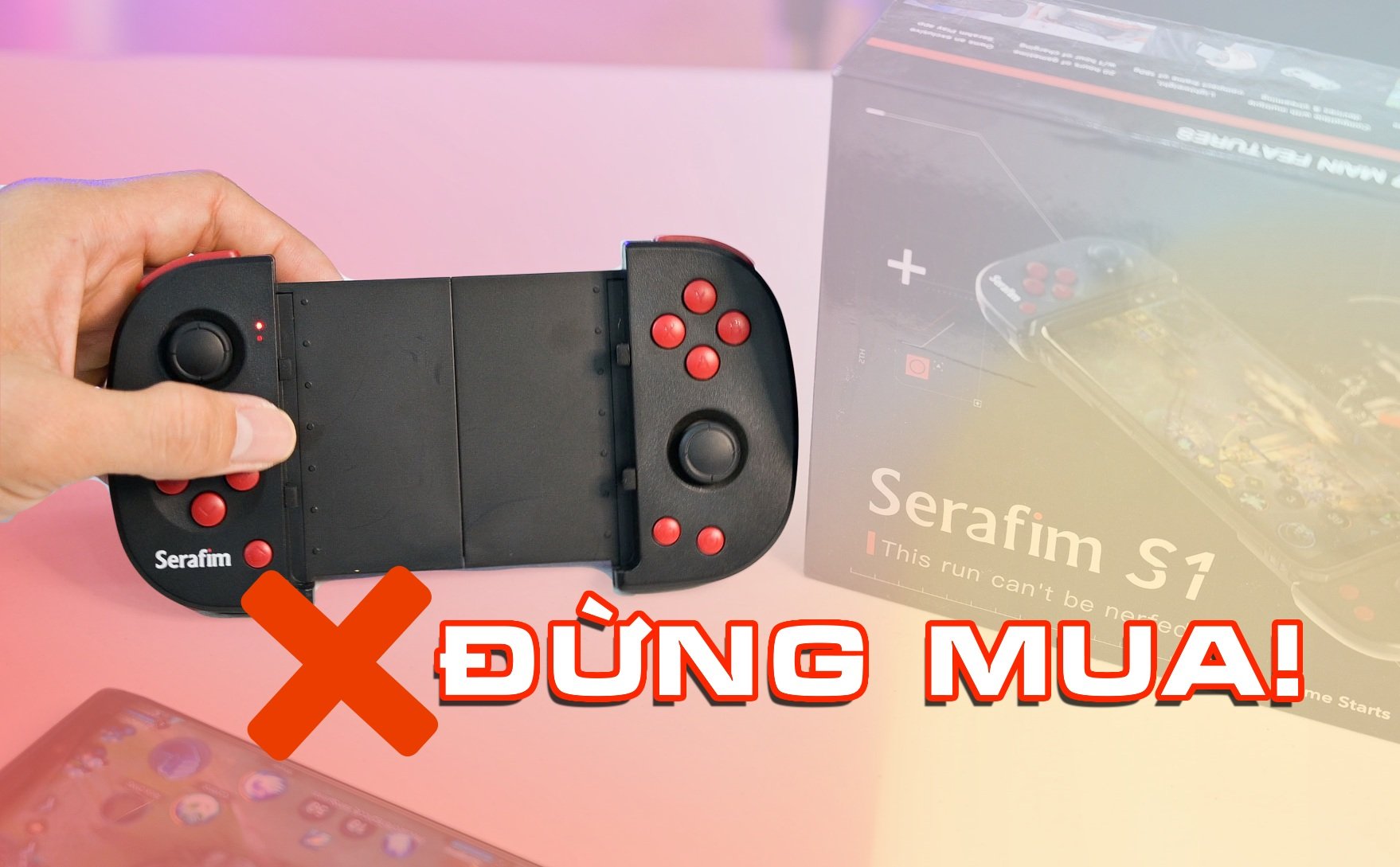 Đừng nên mua tay cầm game Serafim S1 này vì chất lượng rất kém.