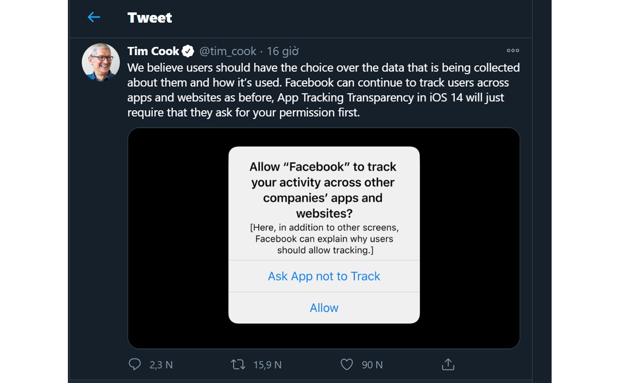 App Tracking Transparency trên iOS 14: 'Đánh giá ý kiến' của người dùng ...