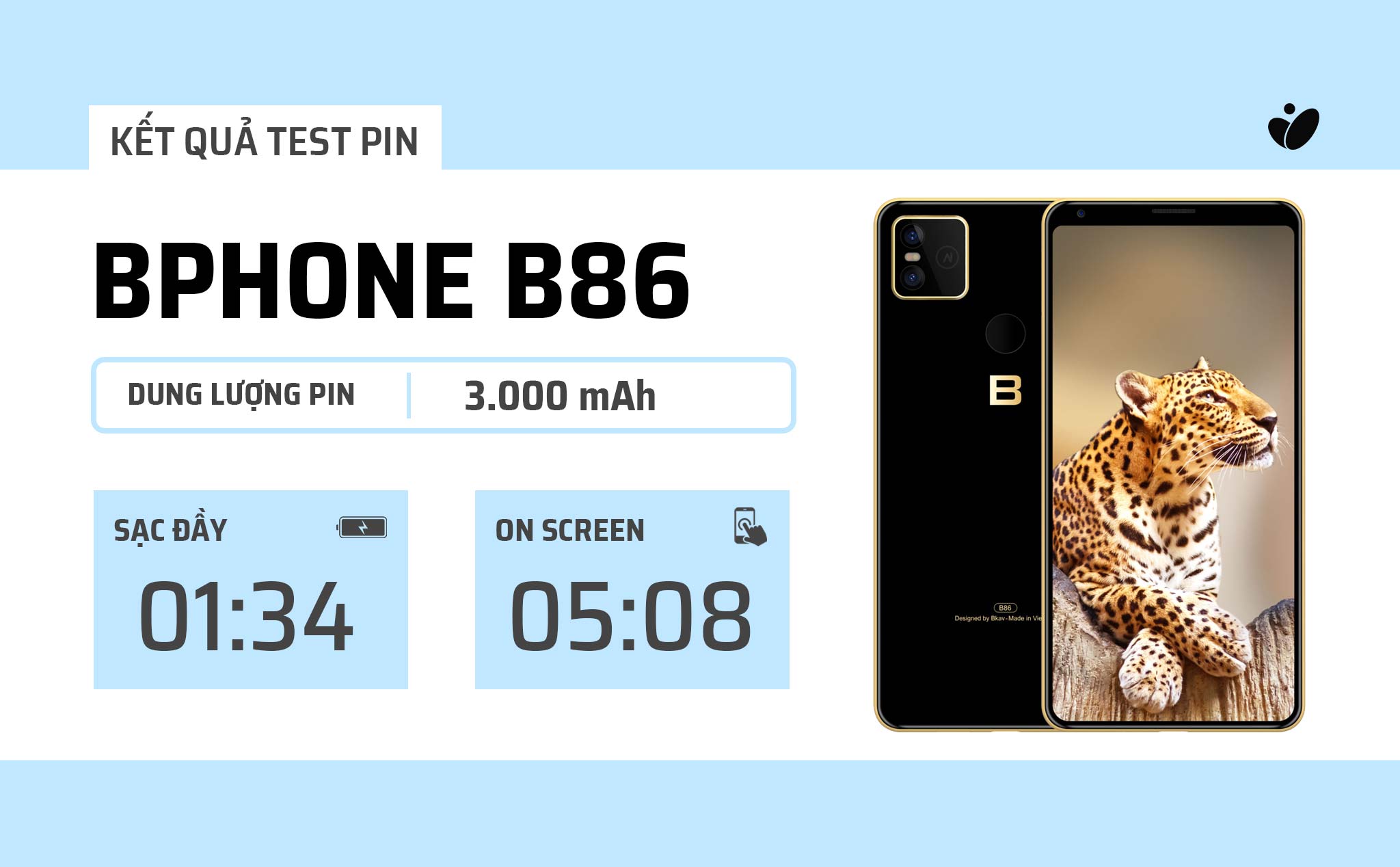 Đánh giá hiệu suất pin trên Bphone B86