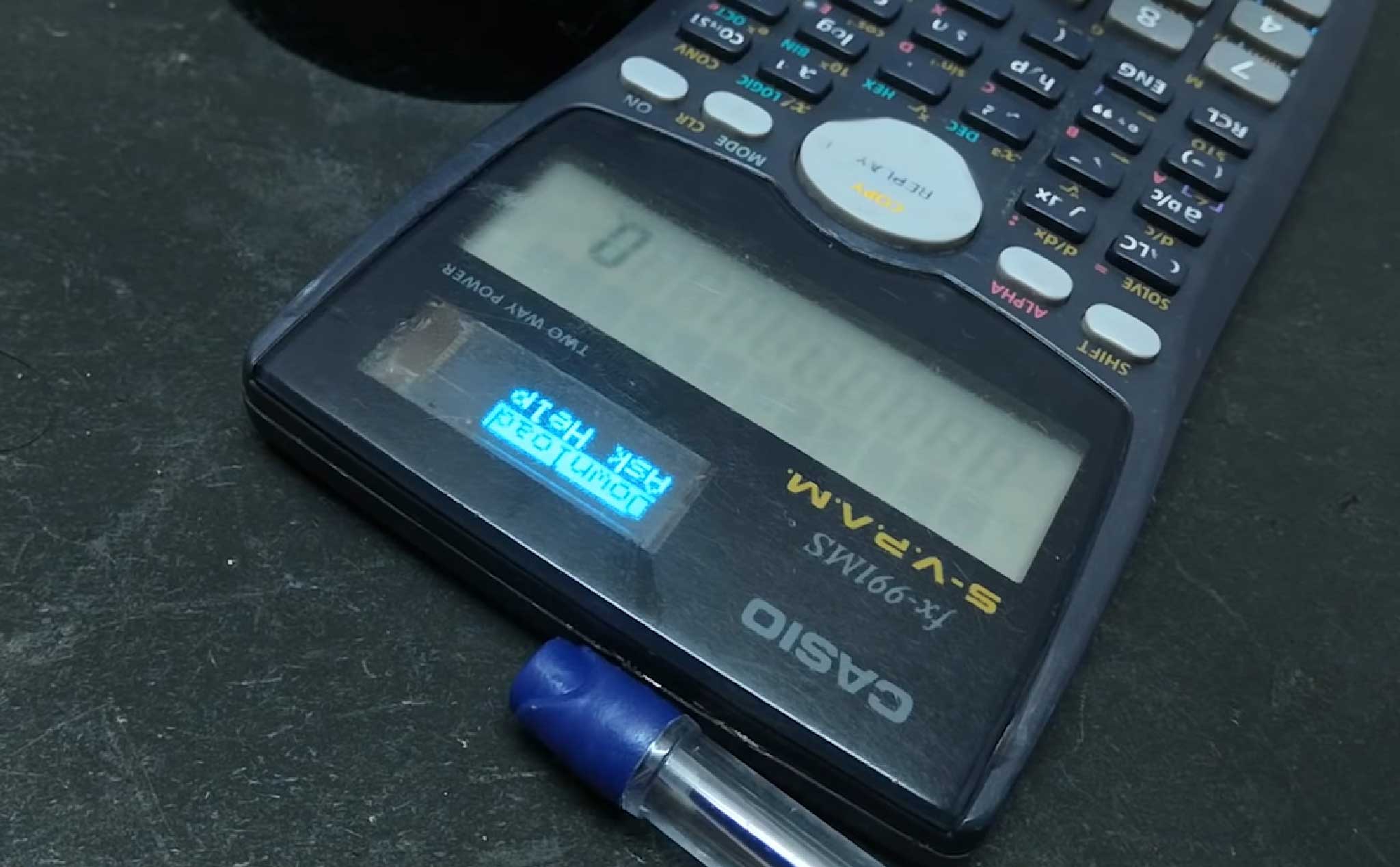 Nâng cấp Casio fx-991MS: Màn hình OLED, Wi-Fi và Chat Đỉnh Cao!