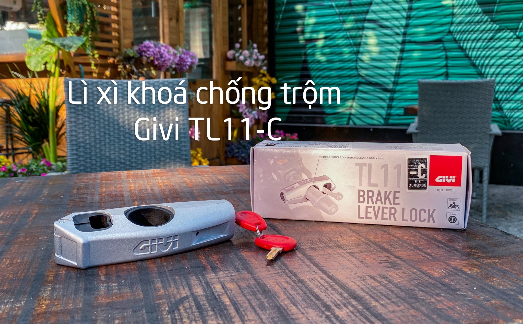 #Tet20: Trải nghiệm và tặng quà Givi TL11-C: chiếc khoá chống trộm ...