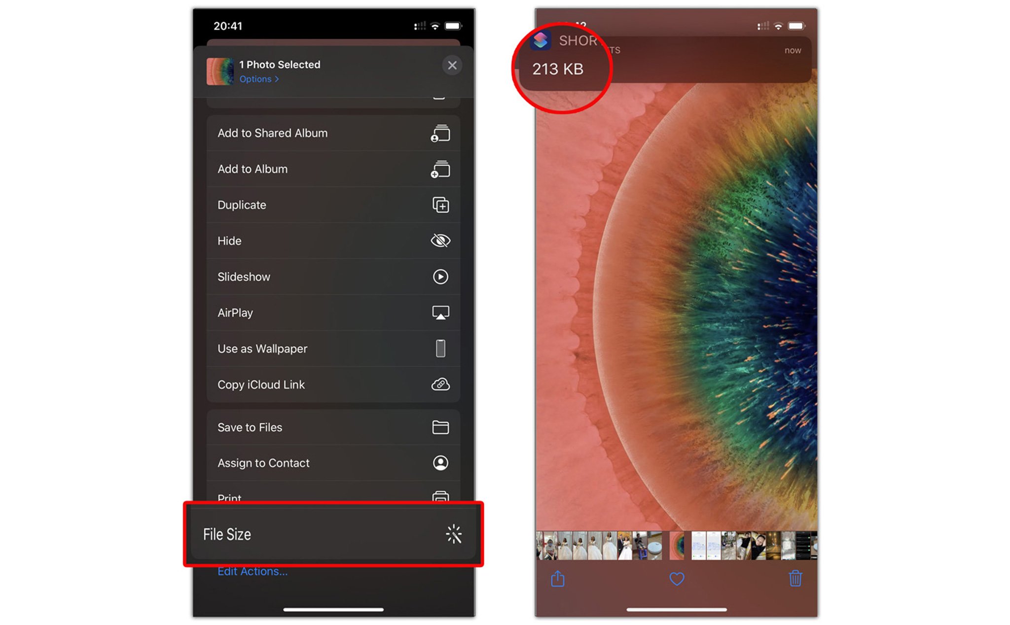 Một số bí quyết để kiểm tra dung lượng của hình ảnh trên iOS