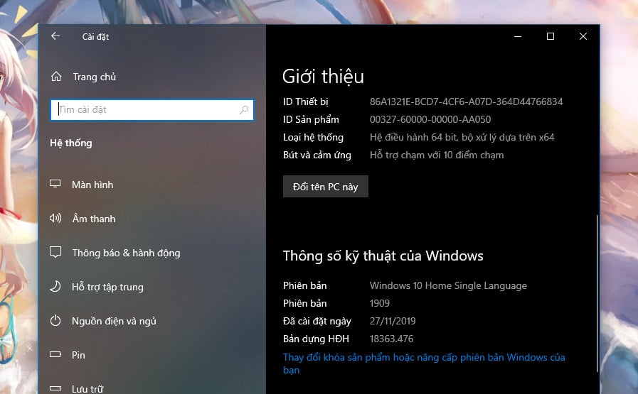 Hướng dẫn cài đặt Gói ngôn ngữ Tiếng Việt trên Windows 10 Home Single ...