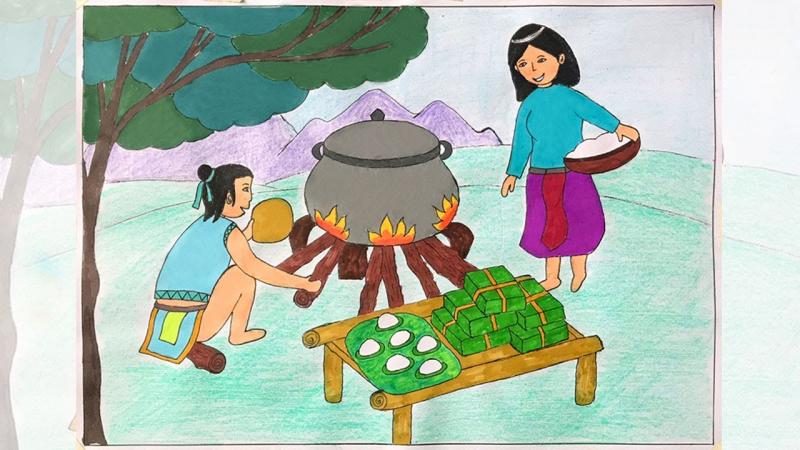 Top 10 Best Summaries of the Legend 'Chung Cake, Square Cake' - Mytour.vn