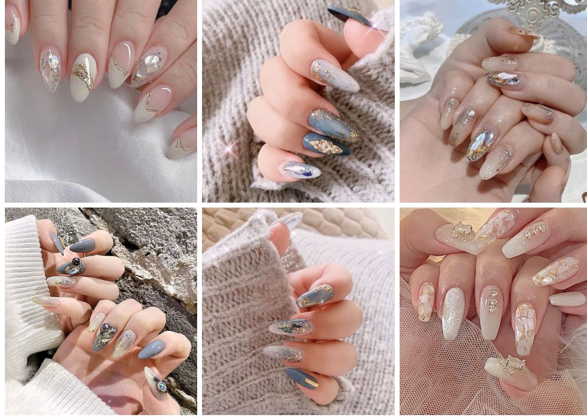 12 Simple and Beautiful Hidden Marble Nail Designs for You in 2024 | Mytour
