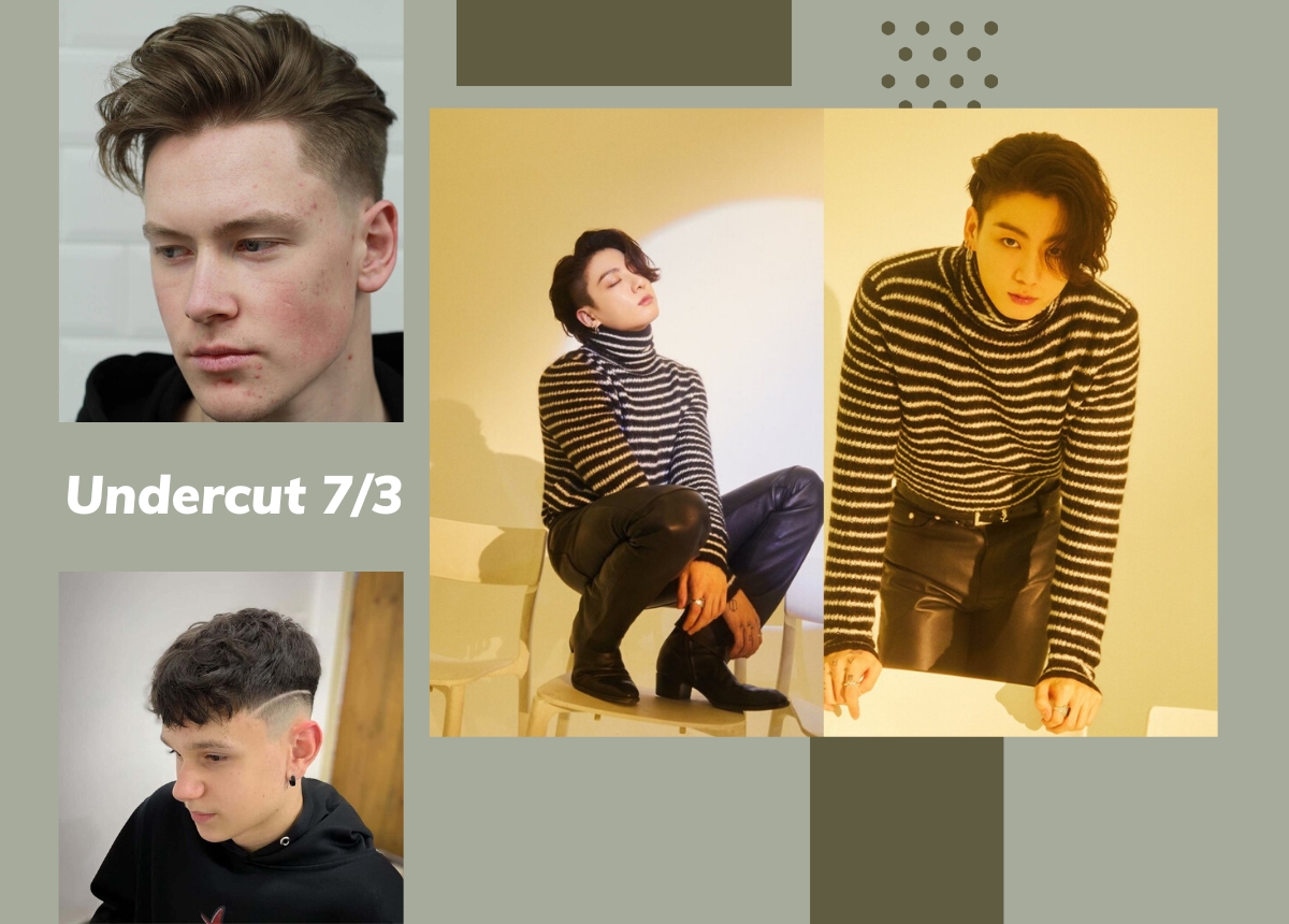 Compilation of 36+ Super Cool Undercut 7/3 Hairstyles 2024 | Mytour