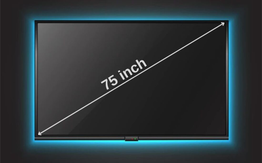 Dimensions of 75-Inch TVs: Samsung, LG, Sony | Mytour