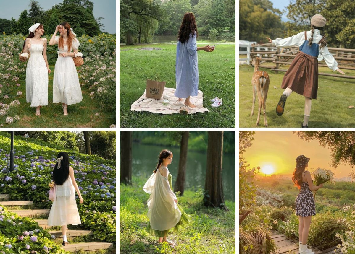 Various Natural and Elegant Outdoor Photo Poses | Mytour