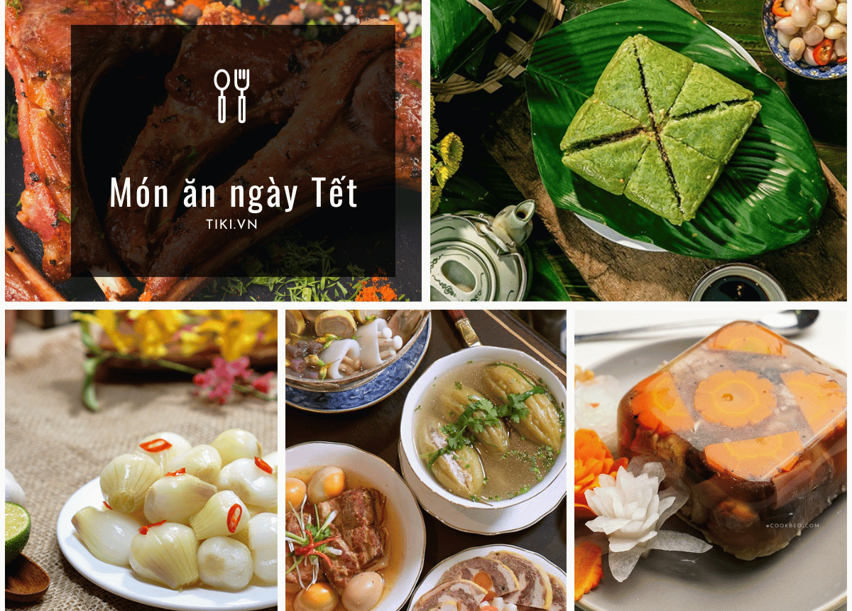 Compilation of delicious and enticing Tet holiday dishes from all three ...