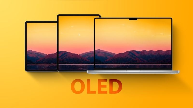 Apple plans to introduce OLED panels on 9 new devices by 2027