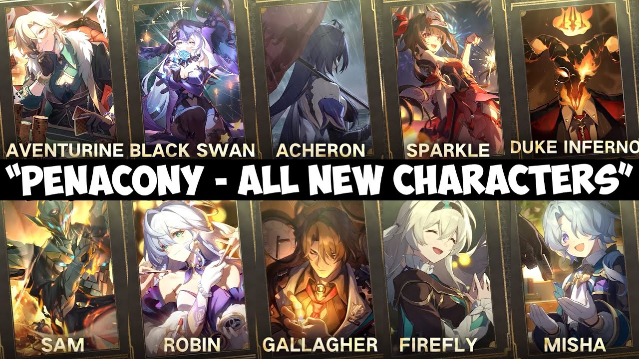 Official Images Unveiling Penacony Characters in Honkai: Star Rail