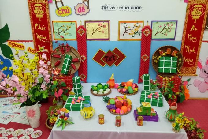 [Unique 2024] Beautiful and Simple Tet Decoration for Preschoolers ...