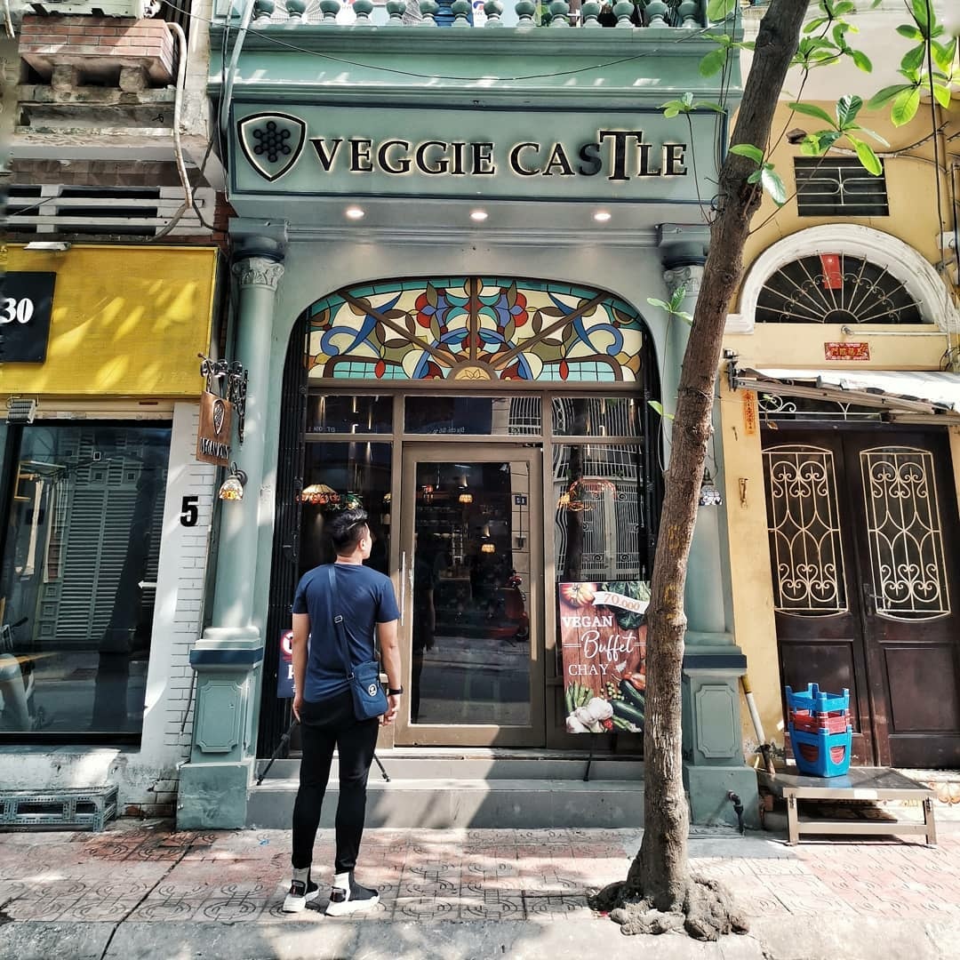 Explore the delightful Veggie Castle vegetarian restaurant with its ...