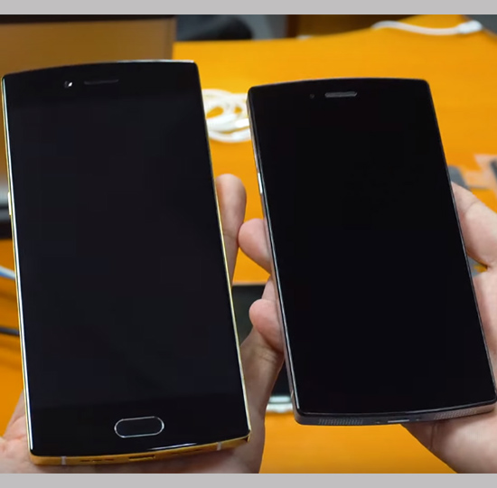 Comparing the visual design quality of Bphone 2017 Gold with Bphone 1 ...