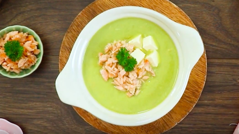 Nutritious Salmon and Watercress Porridge Recipe for Baby Weaning - Mytour