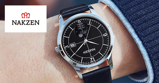 Top 10 most desirable NAKZEN men's watches with date function to buy ...