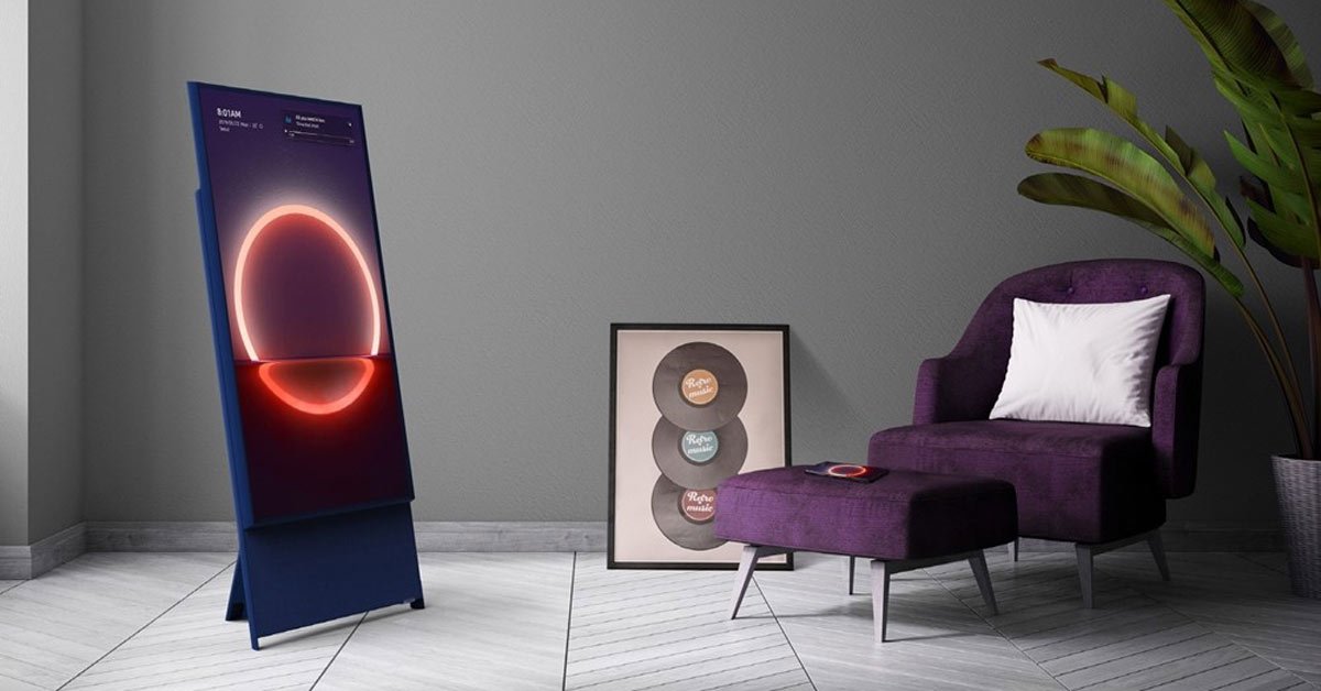 Samsung unveils 'The Sero', a TV that can rotate vertically