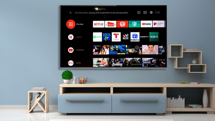 What are the unique features of Android 9.0 on TV?