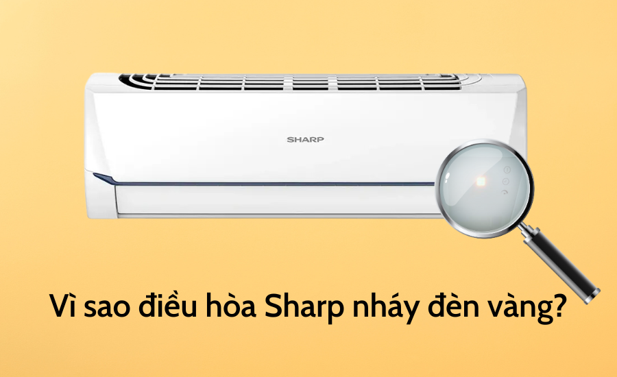 Why is my Sharp air conditioner flashing yellow lights? How to deal ...