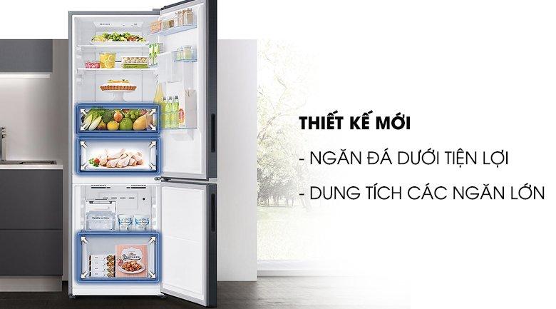 Convenient Samsung refrigerator with soft-freezing bottom compartment