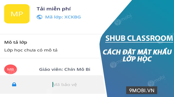 How to Set Classroom Passwords in SHub Classroom