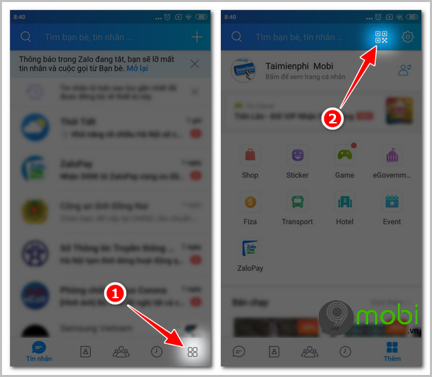 How to Generate Your Personal QR Code with Zalo on Android and iPhone