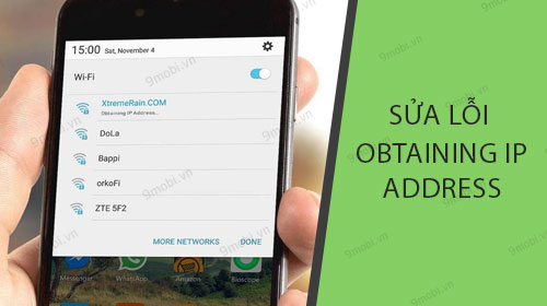 Fixing Obtaining IP Address Error on Android Phones