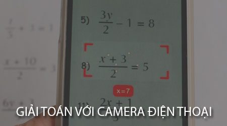 Solving Math Problems with Camera on Android, iPhone