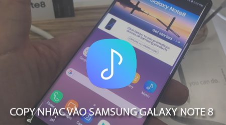 How to Transfer Music to Samsung Galaxy Note 8, Copying Songs