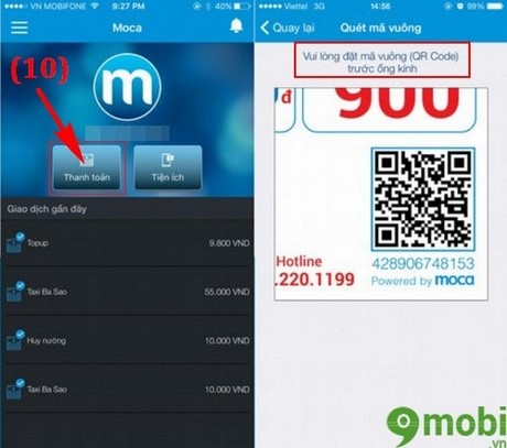Experience the convenience of Moca: the mobile payment app