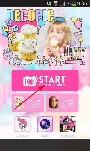 Guide to Creating Kawaii Photos with DECOPIC on Android