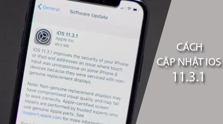 Updating to iOS 11.3.1 for iPhone, iPad