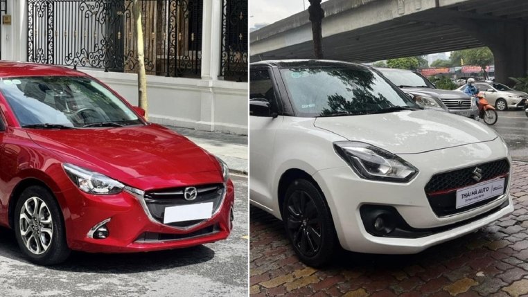 Với 500 triệu, lựa chọn Mazda 2 hay Suzuki Swift cũ?