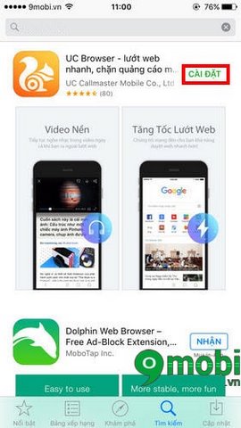 Download and Install UC Browser on iPhone and iPad