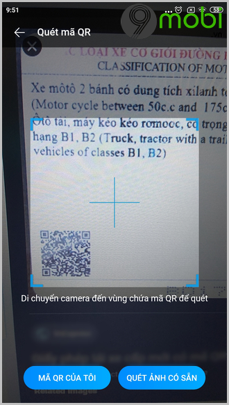 Verify your driver's license's authenticity by scanning the QR code on Zalo