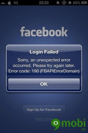 Fixing Error 109 when Logging into Facebook on iPhone