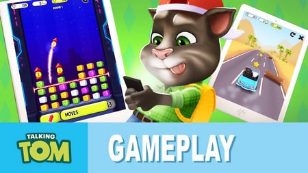 Playing Mini Games in My Talking Tom