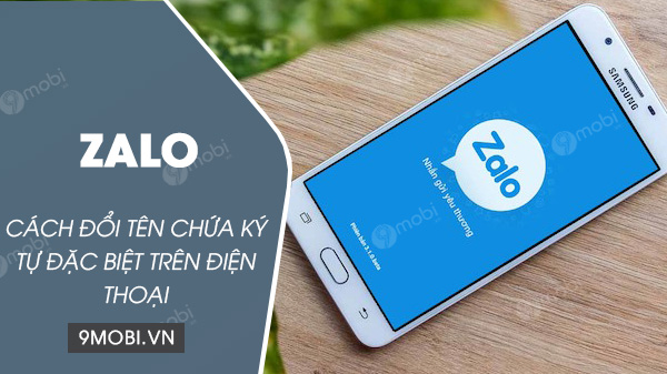 Changing Zalo Name with Special Characters on iPhone and Android