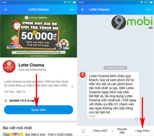 Discover How to Access Lotte Movie Schedules on Zalo